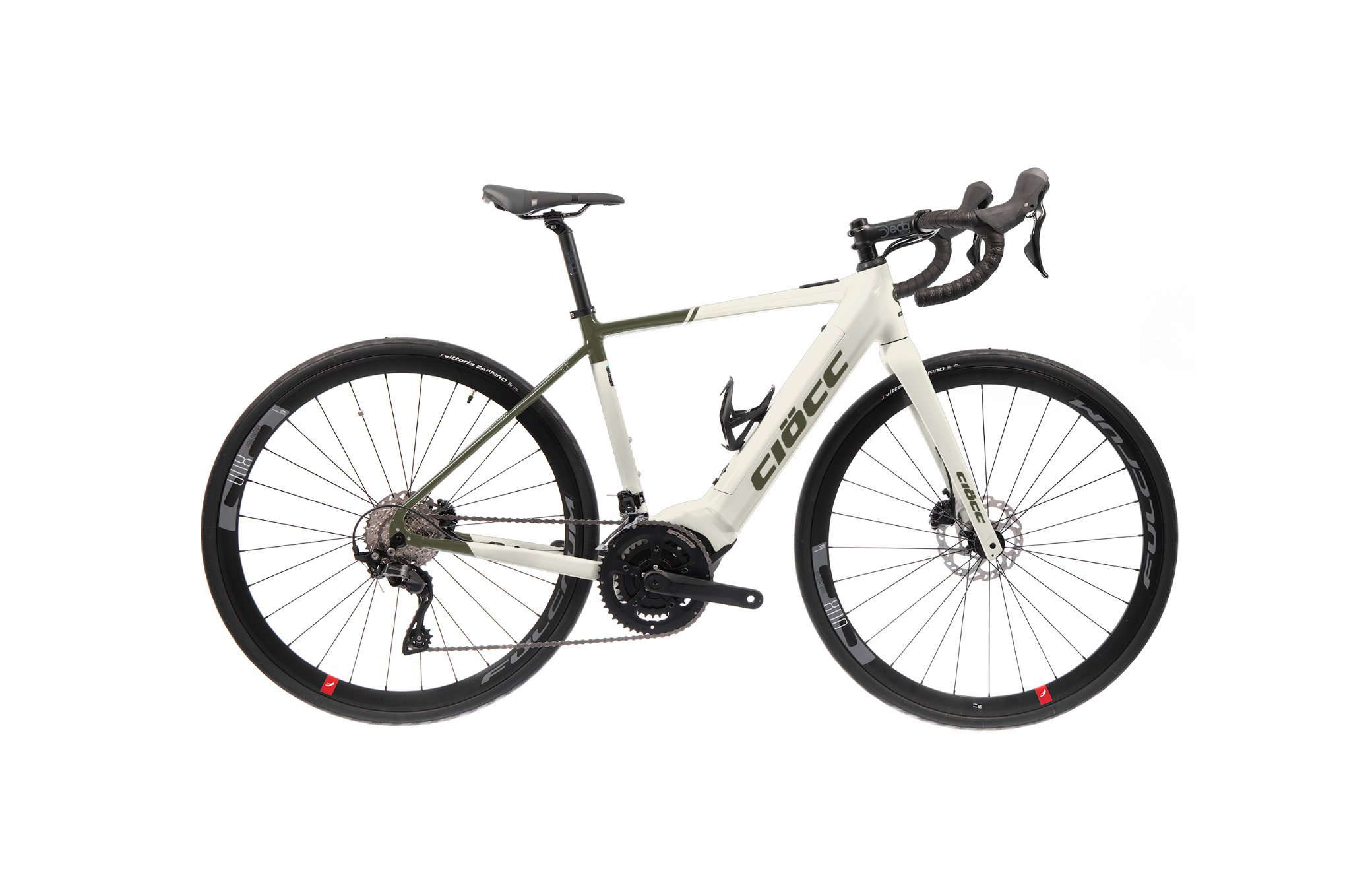 Vélo de Route VAE CIÖCC E-VELOCE Aluminium 12 Vit Disque 105 DI2/FSA ...